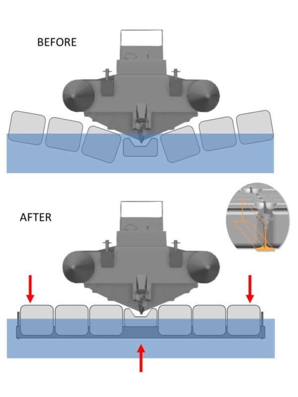 Stiffening T-Beams - Versadock