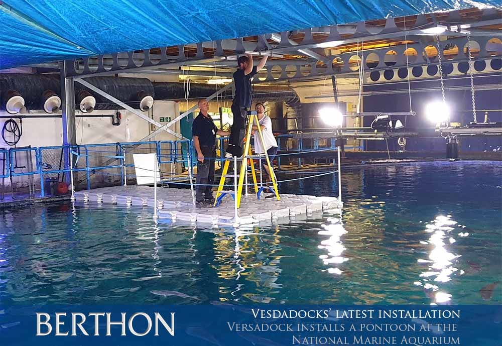 Versadocks’ latest installation - National Marine Aquarium - Versadock